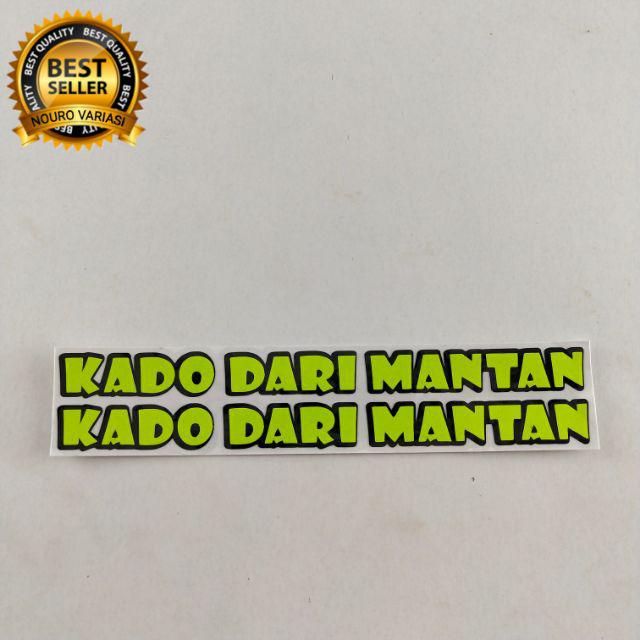 Jual stiker cutting kado dari mantan kata kata buat visor kaca helm ... Jual stiker cutting kado dari mantan kata kata buat visor kaca helm ...