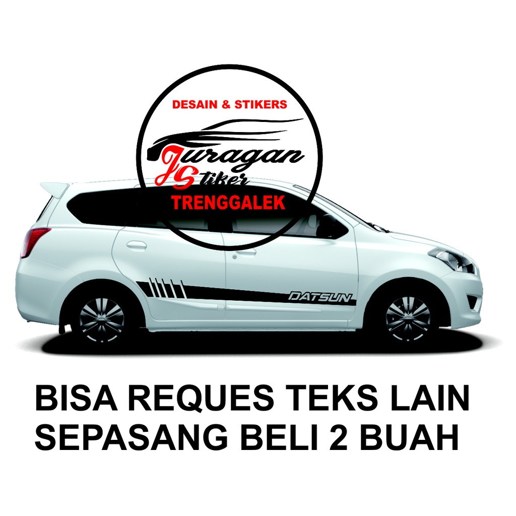 Jual Striping Mobil Minimalis 1 warna bisa costum merk lain universal ...