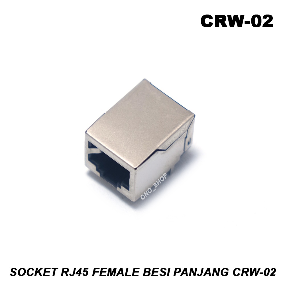 Jual Socket RJ45 Female Besi Panjang CRW-02 | Shopee Indonesia