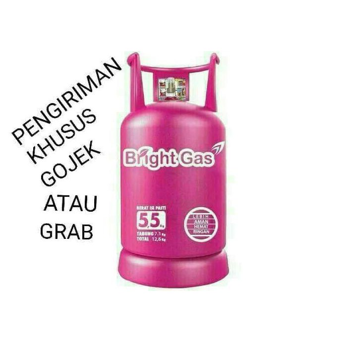 Jual Tabung gas elpiji Bright Gas 5,5kg +isi EXLUSIVE | Shopee Indonesia