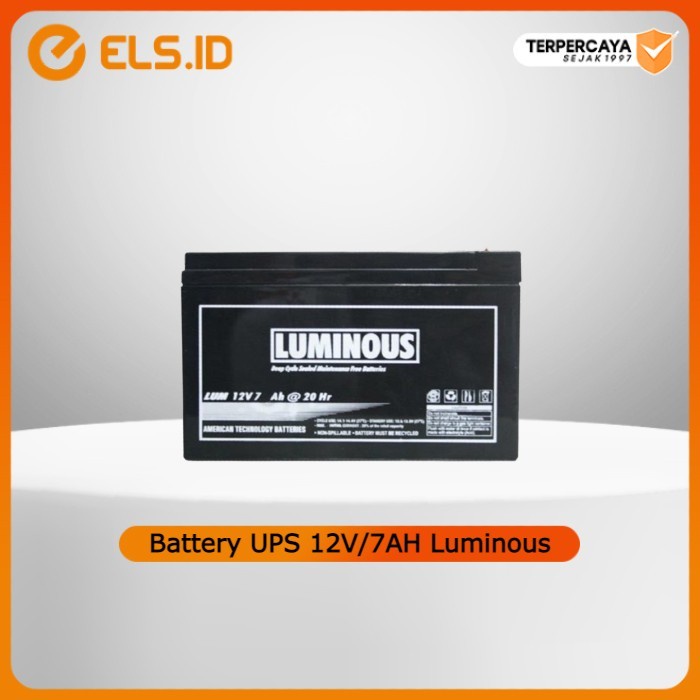 Jual Battery UPS 12V/ 7AH Luminous (6bl) | Shopee Indonesia