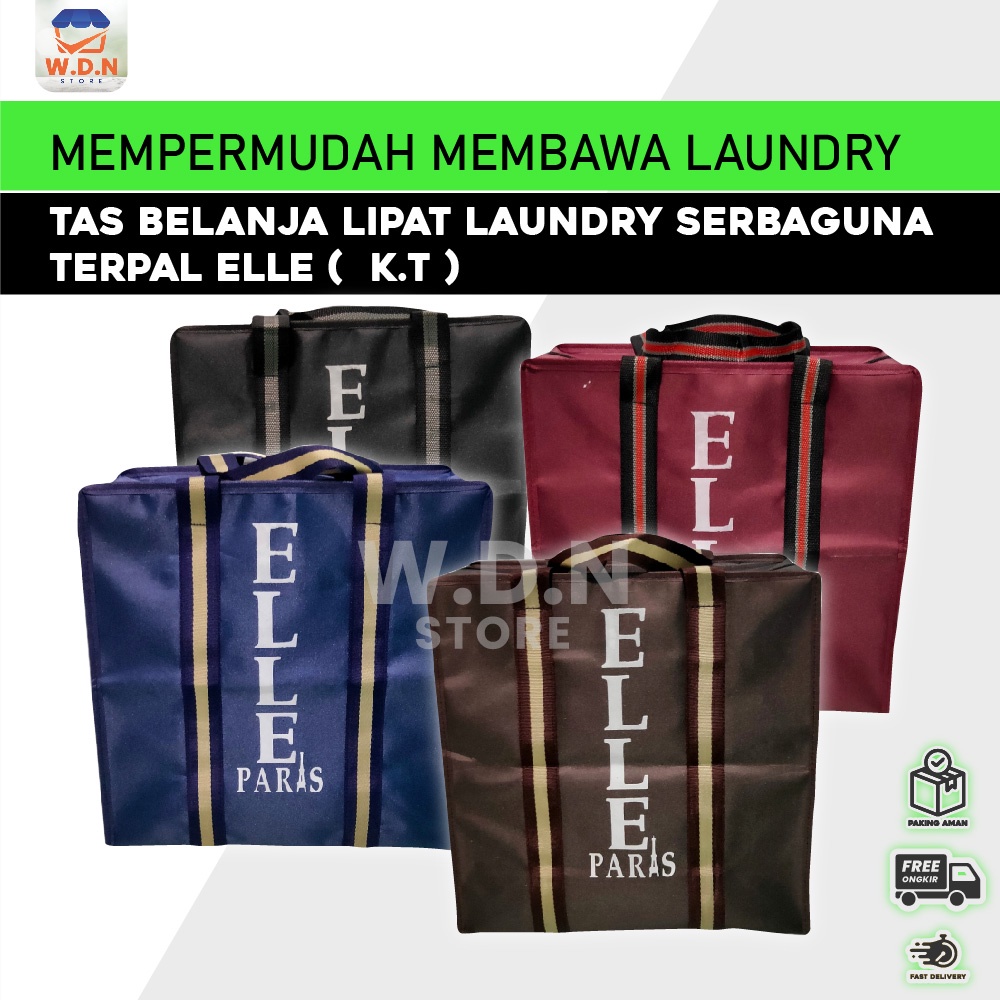 Jual TAS BAHAN TAS LAUNDRY TAS ELLE PARIS kecil Tinggi Laundry ...