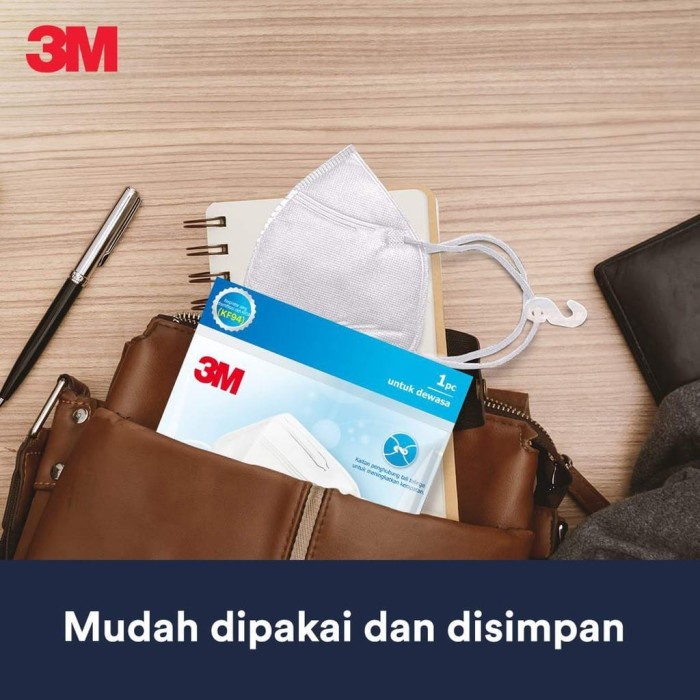 Jual KESELAMATAN-ALAT- 3M RESPIRATOR KF94 KOREA FILTER DENGAN TEKNOLOGI FILTER 3M - 1 BOX (20 ...