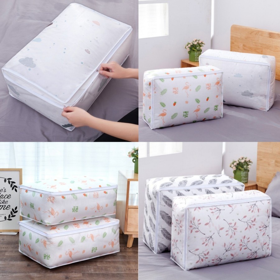 Jual Dust cover Storage Bag Cloth Bag Tempat bed cover pakaian / Tempat ...