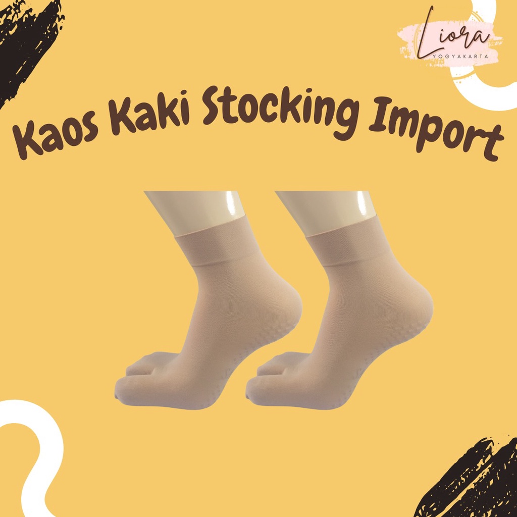 Jual Kaos kaki stocking import/ kaos kaki stoking jempol import/ kaos ...