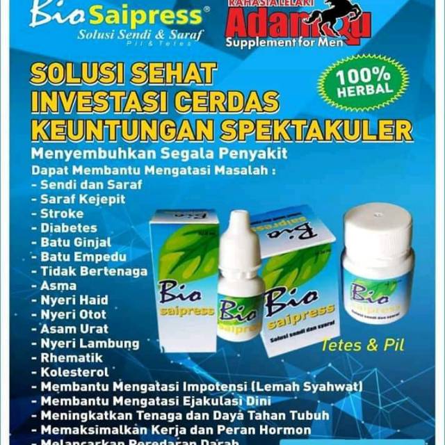 Jual Bio saipress pil dan tetes | Shopee Indonesia