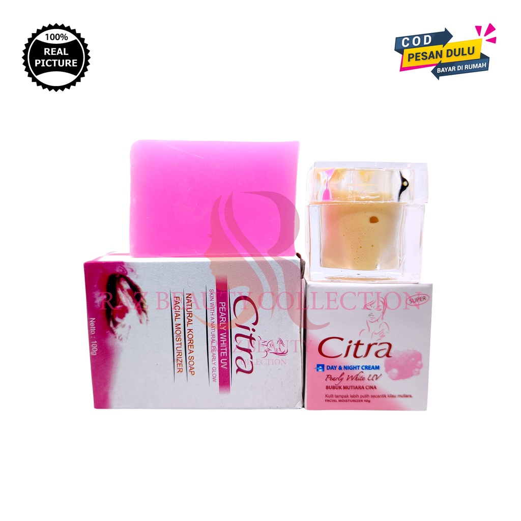 Jual Paket 2 IN 1 Cream Citra Day & Night + Sabun Pearly White UV Super ...