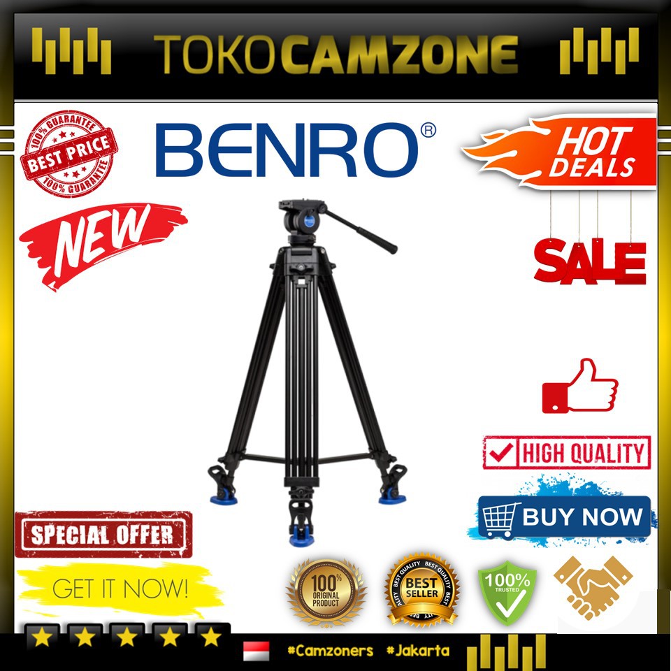 Jual Benro KH26NL Video Tripod Kit | Shopee Indonesia