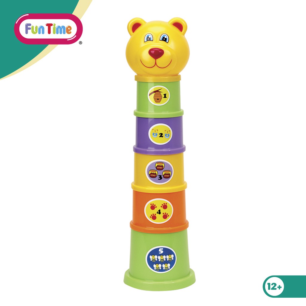 Jual Funtime Teddy Jumbo Stacking Cups | FJ-964 | Shopee Indonesia