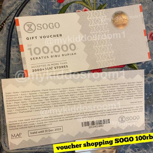 Jual Voucher sogo | Shopee Indonesia