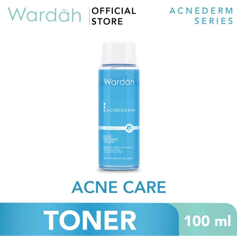 Jual WARDAH ACNEDERM PORE REFINING TONER 100ML-Toner wajah untuk kulit ...