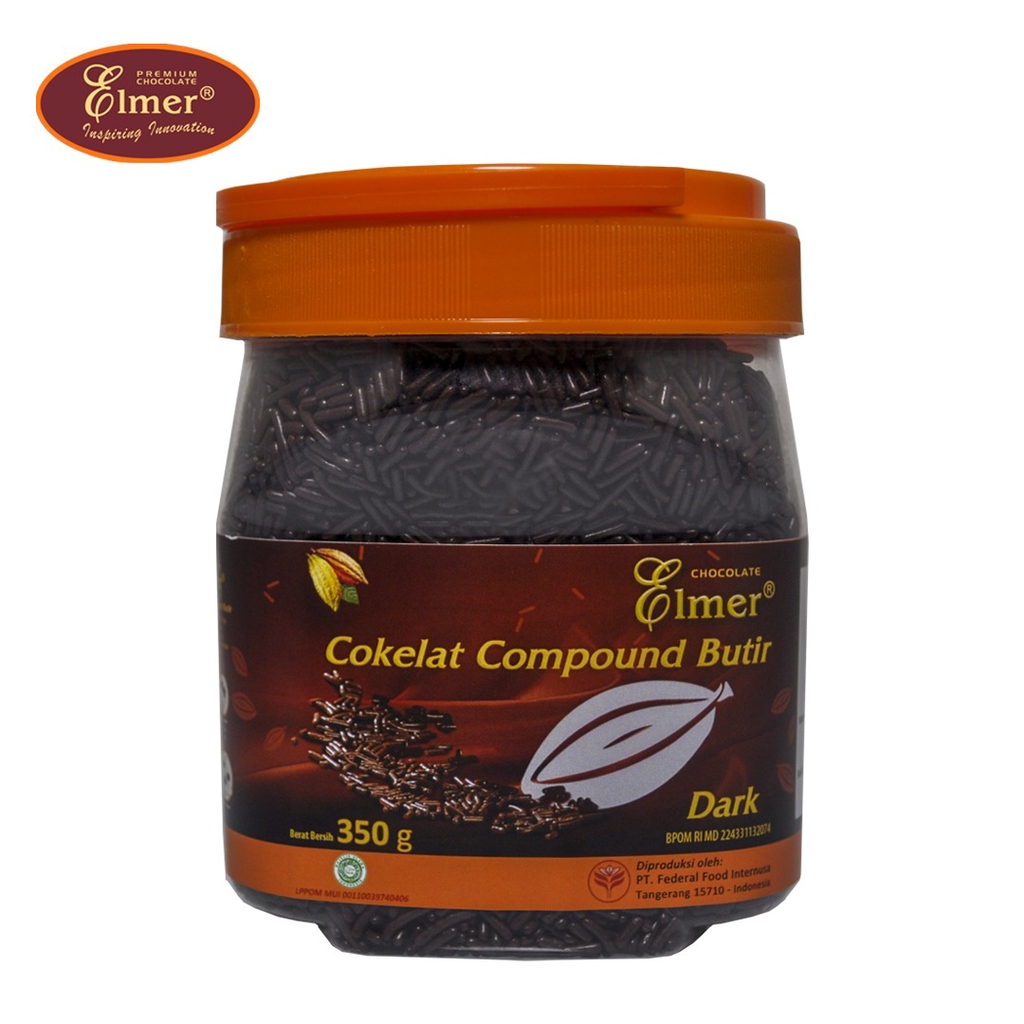 Jual Elmer Ghana Dark Chocorice 350 gr | Sprinkle Coklat | Meises Meses ...