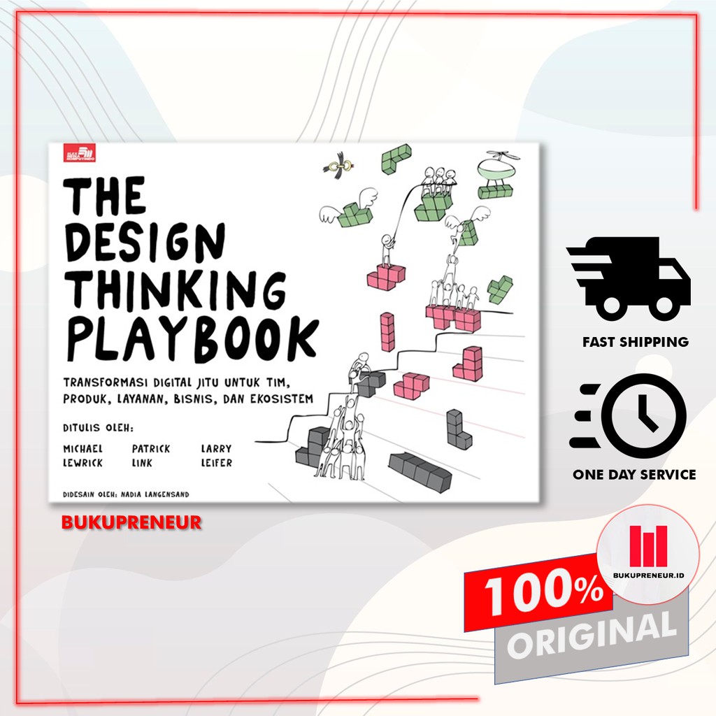 Jual Bukupreneur - The Design Thinking Playbook - MICHAEL LEWRICK ...