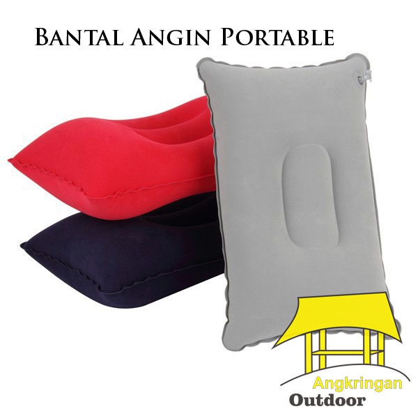 Jual Bantal Angin Portable Lipat Tiup Inflatable - Travel Pillow ...