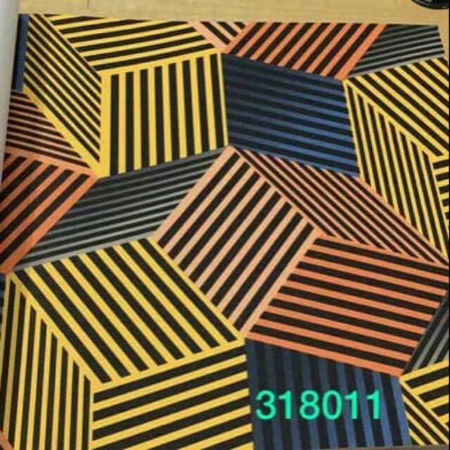 Jual Wallpaper Dinding Motif Kotak Garis 3D | Shopee Indonesia