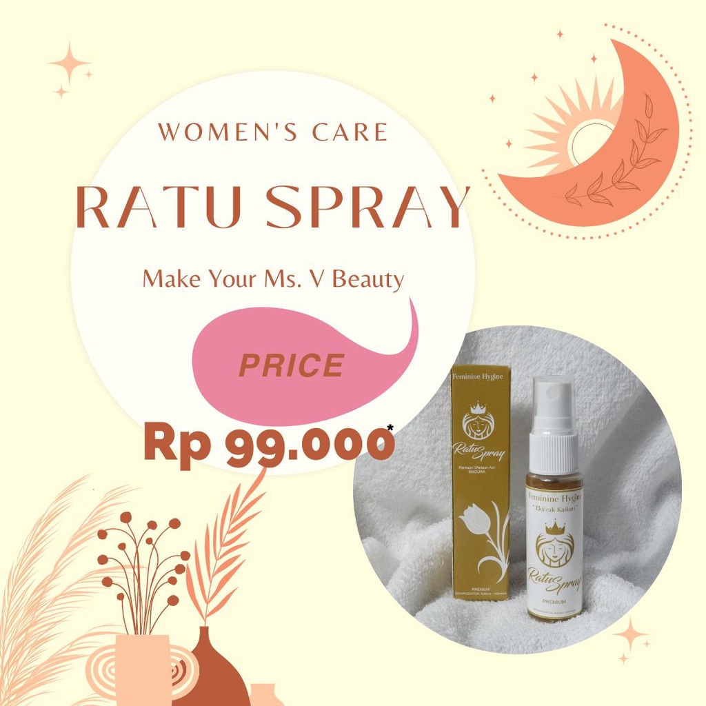 Jual RATU Spray Obat Semprot Atasi Keputihan & Perapat Miss V by Ratu ...