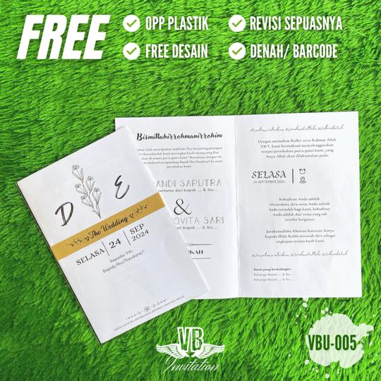 Jual Undangan Pernikahan Bahan Tebal Paking Sabuk Coklat Undangan ...