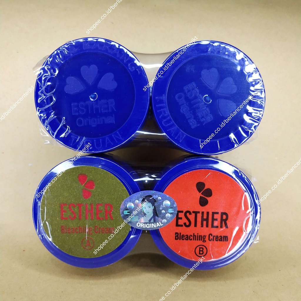 Jual Esther Silver Bunga Biru AB SM Original /Ester /Esther /Krim ...