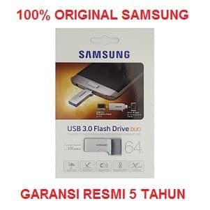 Jual Produk 100% ORIGINAL SAMSUNG OTG USB 3.0 Flash Drive Duo 64GB ...