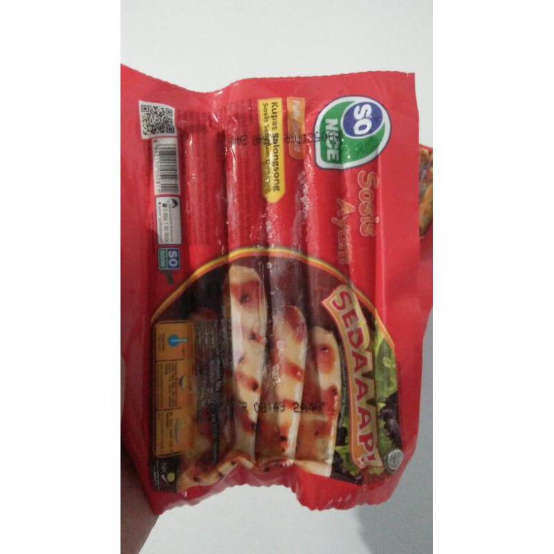 Jual So nice Sosis Ayam 375 gr / Frozen Food | Shopee Indonesia