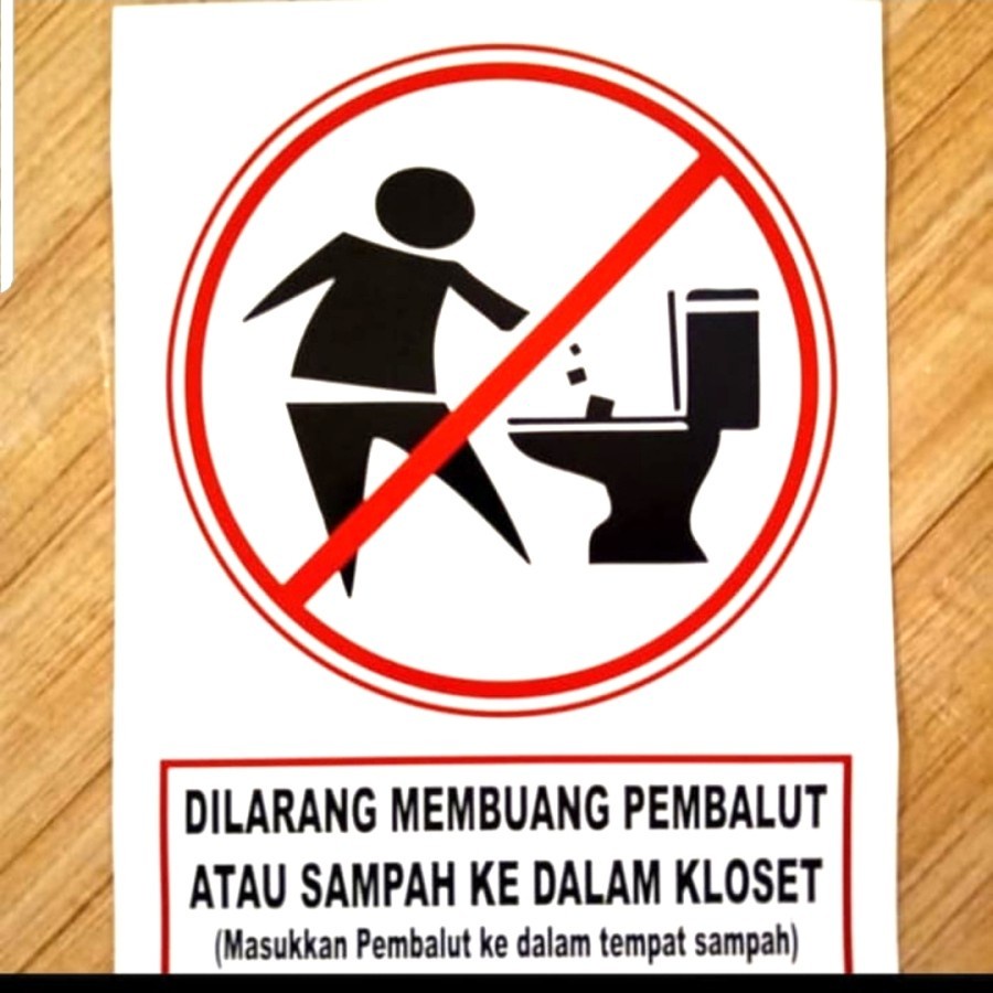 Jual SIGN STICKER RAMBU DILARANG MEMBUANG PEMBALUT ATAU SAMPAH UK ... Jual SIGN STICKER RAMBU DILARANG MEMBUANG PEMBALUT ATAU SAMPAH UK ...