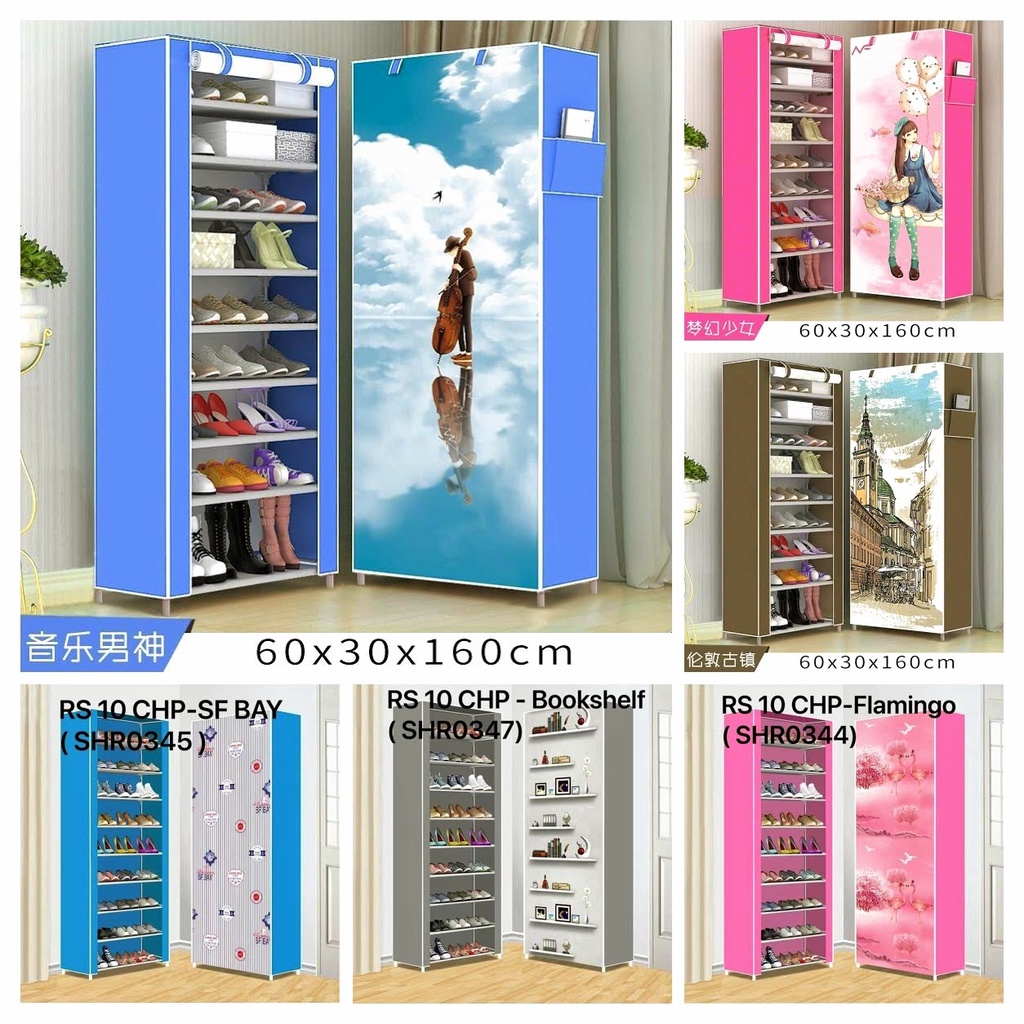 Jual (2KG) SHENAR RAK SEPATU KARTUN KAIN BERKARAKTER MENARIK/RAK SEPATU ...