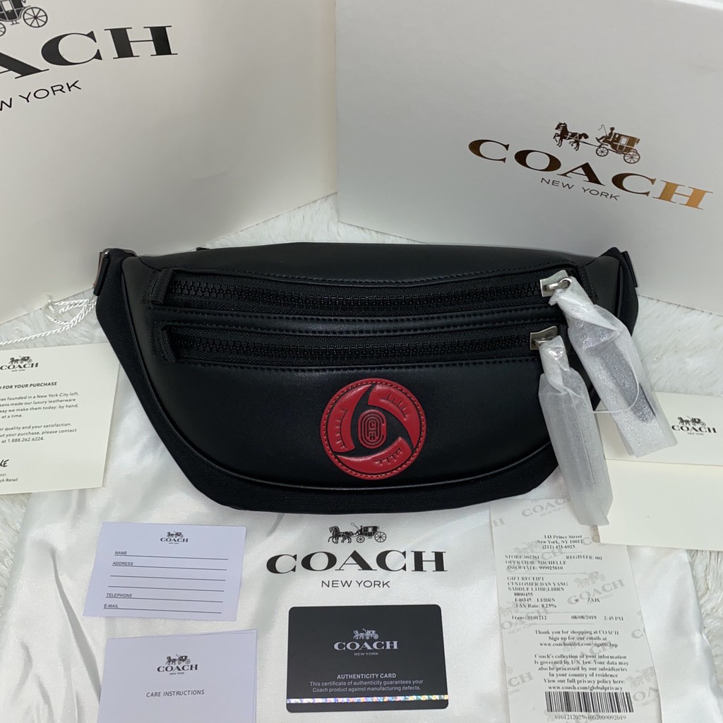 Jual COACH WAISTBAG NARUTO MERAH 84707 | Shopee Indonesia