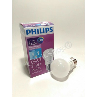 Jual PHILIPS LED Scene Switch 2step 6.5W E27 220V Dimmable (Cool ...