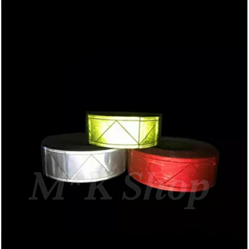 Jual scotlight plastik/Reflectif tape ukuran 2.5 Cm dan 5 cm | Shopee ...