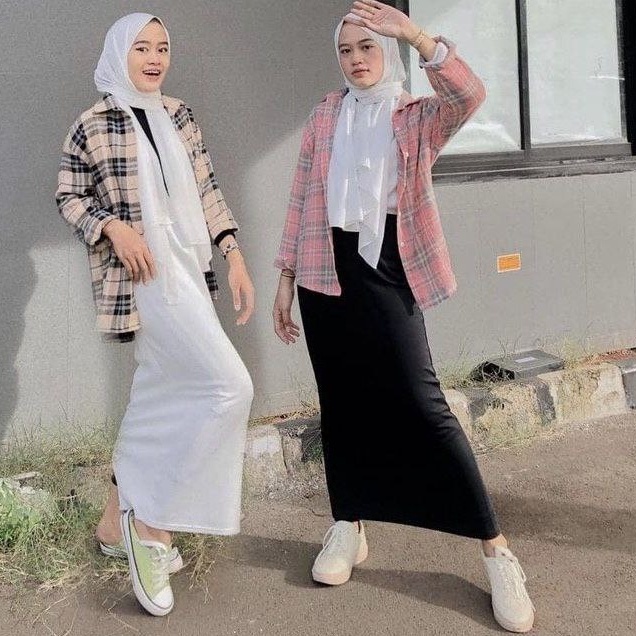 Jual Rok Span Knitted / rok span tanpa belahan / rok span skirt hitam ...