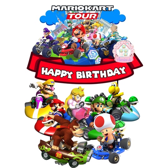 Jual Mario Kart Cake Topper | Shopee Indonesia