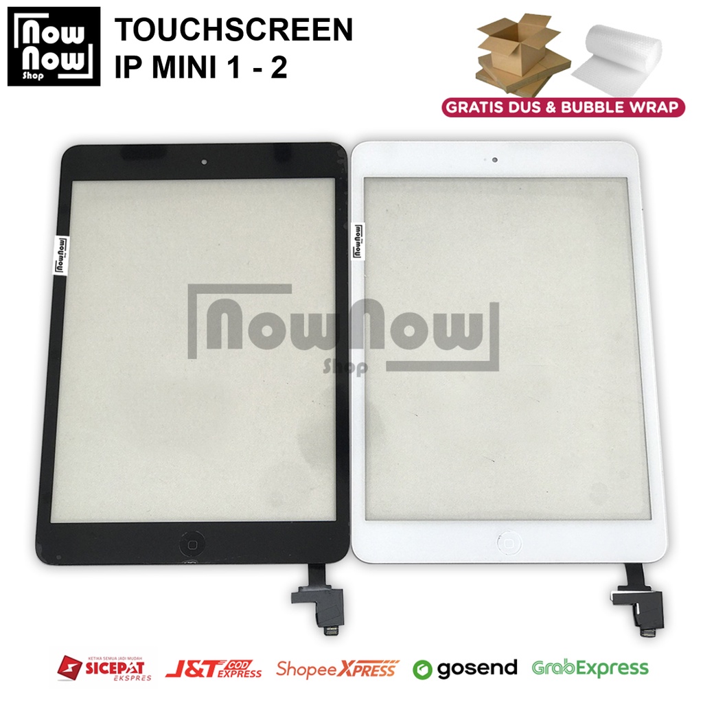 Jual TOUCHSCREEN TS LAYAR SENTUH IP MINI 1 2 1-2 1/2 IP MINI1 MINI2 ...