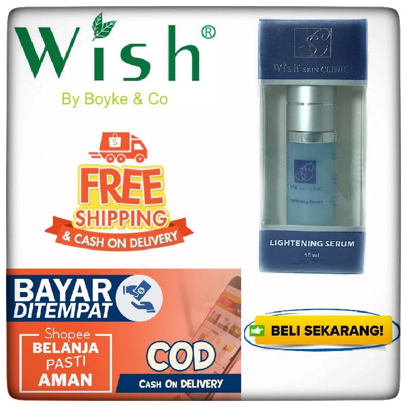Jual Serum Pencerah Wajah - Whitening/Lightening Serum Produk Wish Dr Boyke | Shopee Indonesia