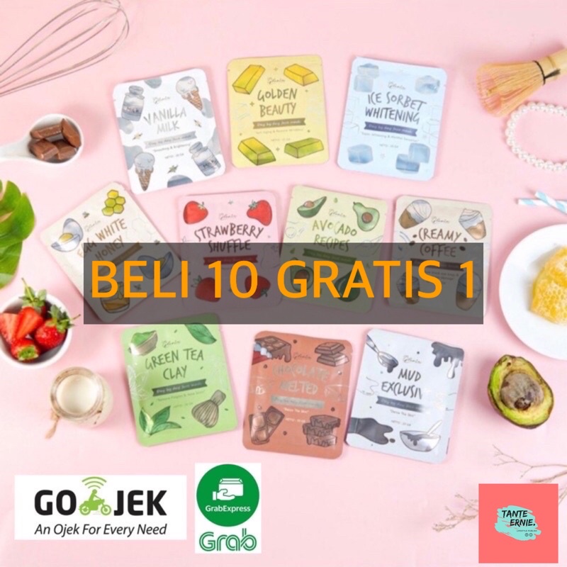 Jual BPOM BY LEA GLORIA MASKER ORGANIK 20gr ORIGINAL KEMASAN BARU | Shopee Indonesia