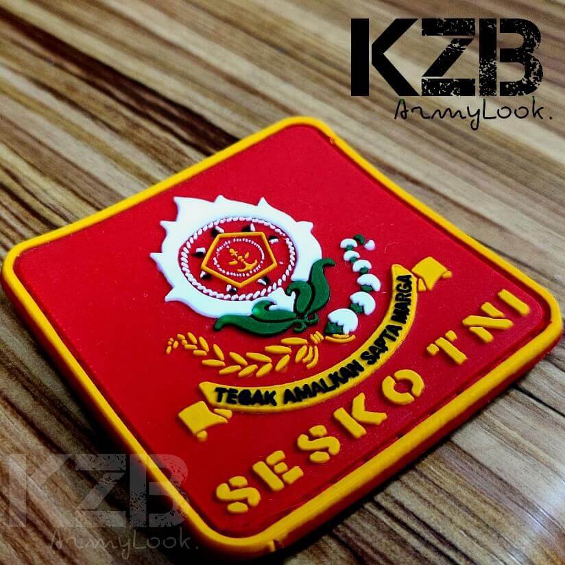 Jual Patch Rubber Velcro TNI Series-Tentara Nasional Indonesia Series ...
