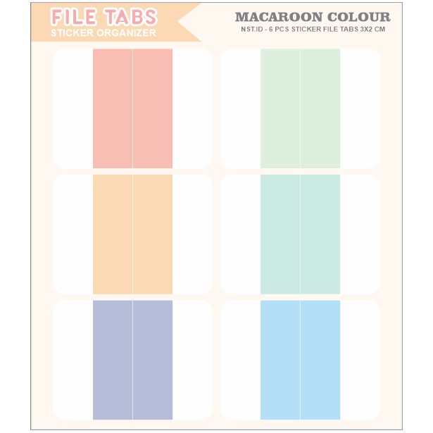 Jual Stiker File Folder Tab Sticker Organizer Bujo Index | Shopee Indonesia