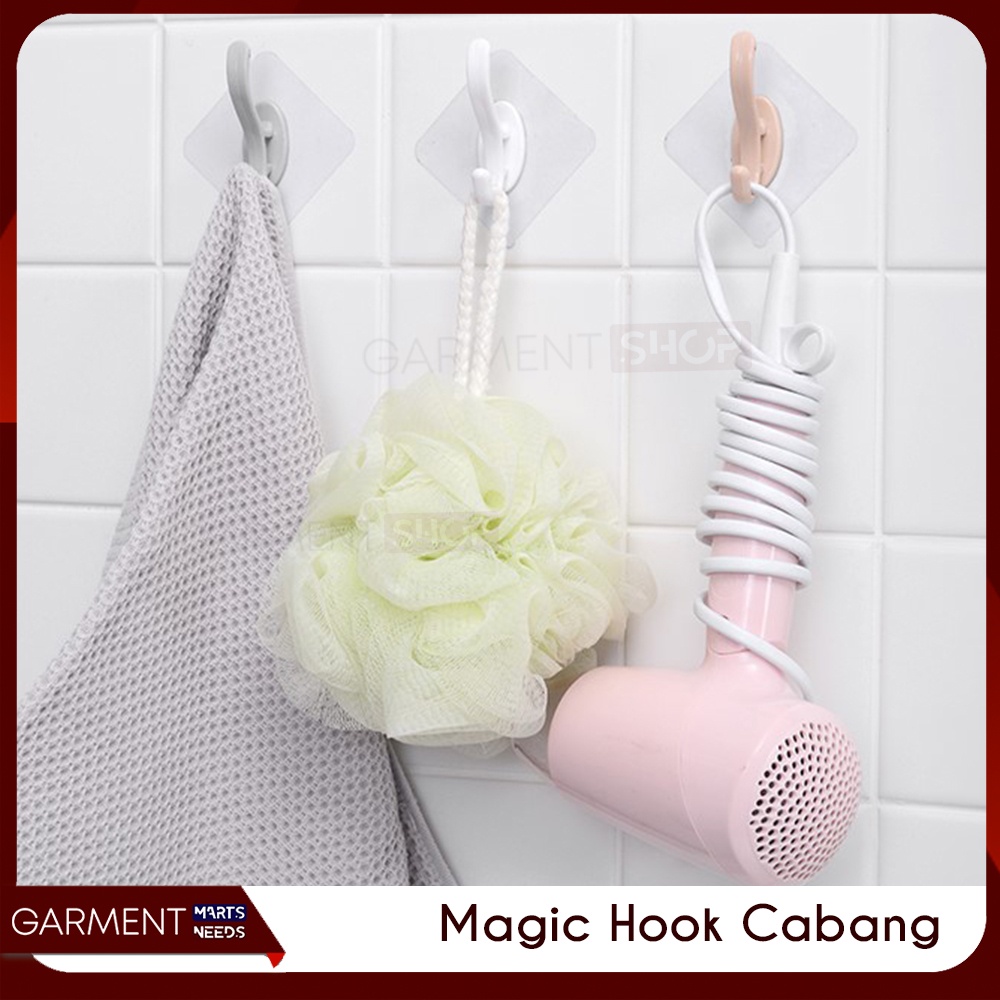 Jual MHOOK - Magic Hook Pengait Jam Pigura Rak Multifungsi Gantungan Tempel Stiker Lem Dinding ...