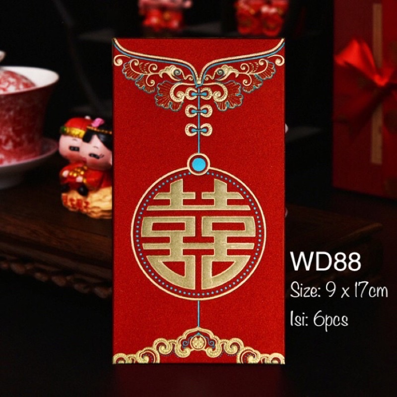 Jual Kertas Angpao Sangjit/ Wedding Teapai Premium WD | Shopee Indonesia