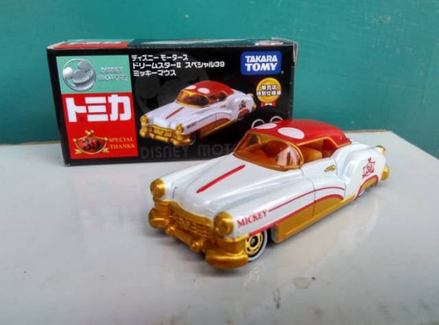 Jual Tomica disney motors Dream star II Mickey mouse 39th special diecast mobil murah | Shopee ...