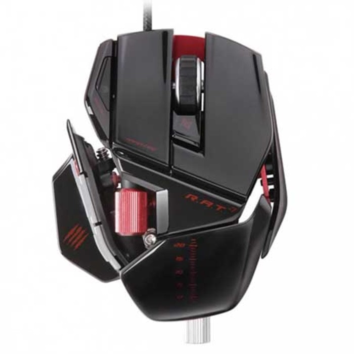 Jual Unik Mad Catz R A T 7 rat 7 Gaming Mouse Gloss Black MCB4370800C2 ...