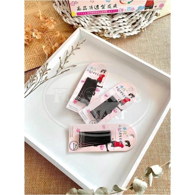 Jual [Grosir] Jepitan Rambut / Jepitan Lidi Hitam / Bobby Pin Hair Pin ...