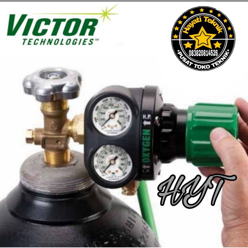 Jual VICTOR EDGE ESS4-125-992 Oxygen Regulator Oksigen Hight Capasity ...