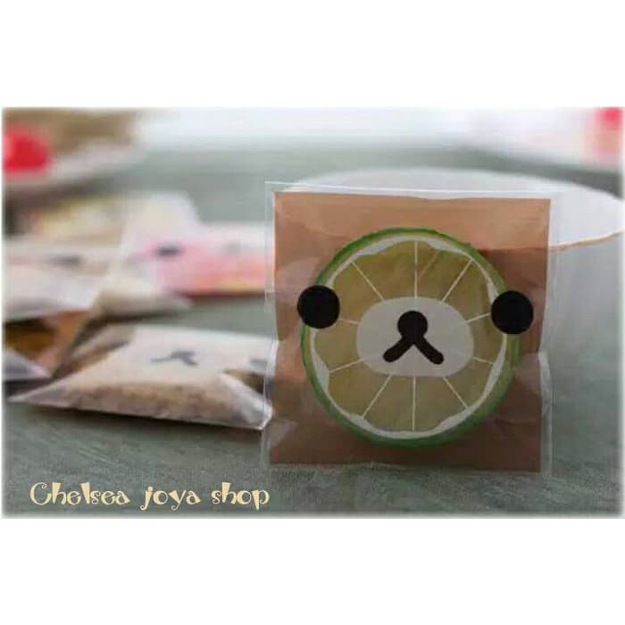Jual Plastik bungkus kue- cookies- permen- roti- asesoris- fancy/7x7cm ...