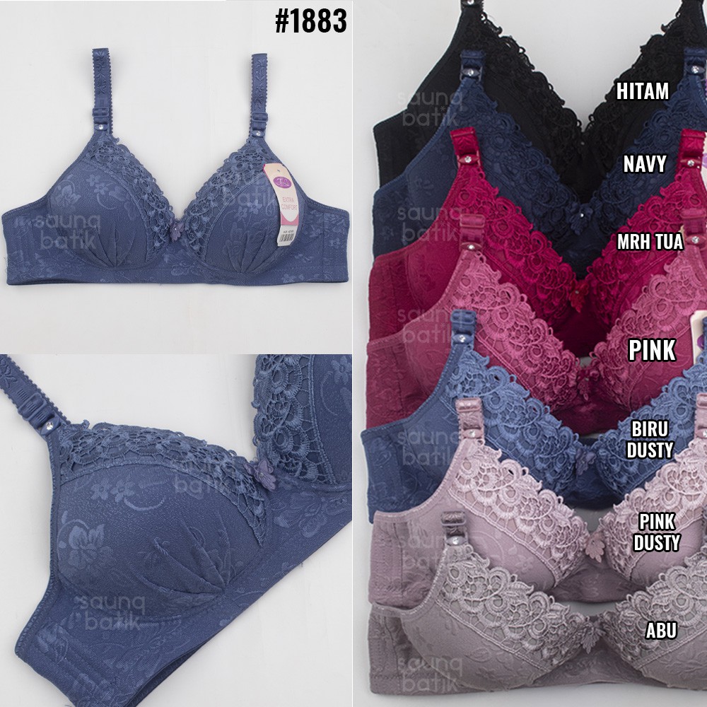 Jual BH TELI BRA TANPA KAWAT PAKAIAN DALAM WANITA 1883 898 | Shopee Indonesia