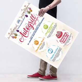 Jual hanging board foam board promosi / foam KD board sudah termasuk ...