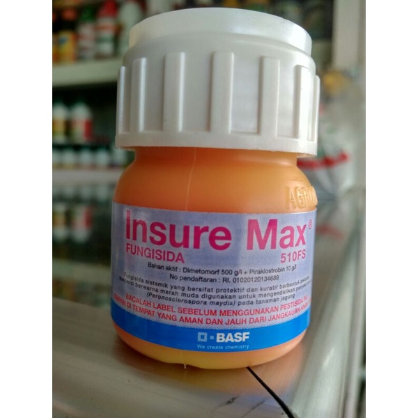 Jual Fungisida Insure Max 510fs ba dimetomorf 500g/l dan piraklostrobin ...