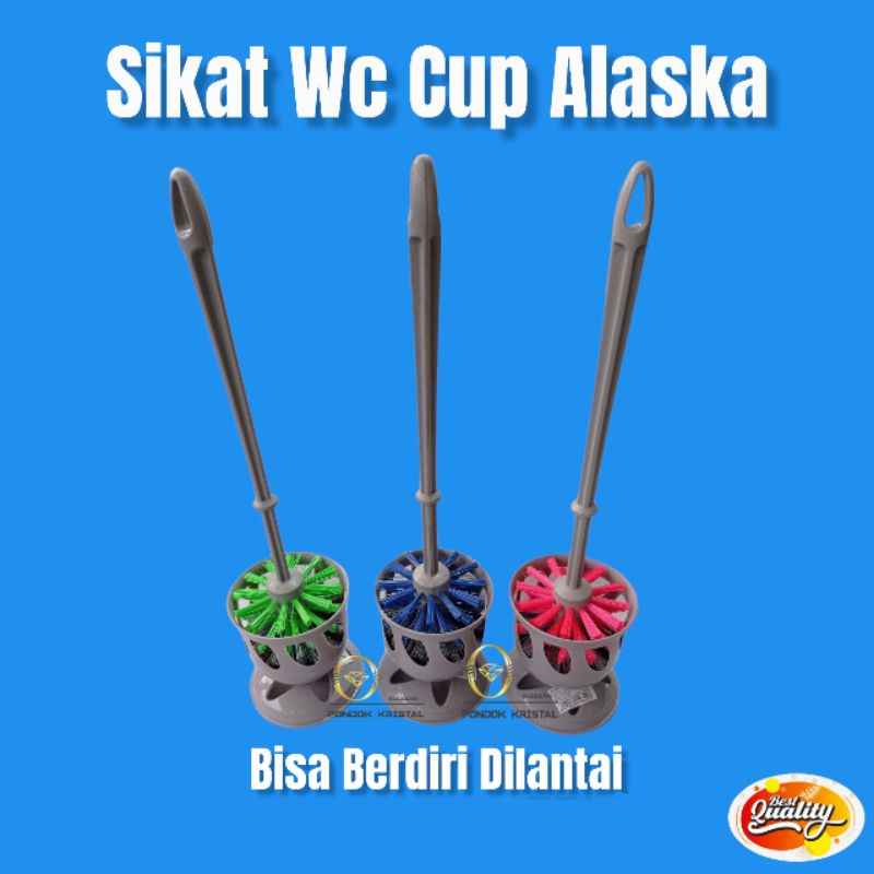 Jual Sikat Kamar Mandi Kloset + Cup Sikat Wc Toilet Bulat Hawaii 9855 ...
