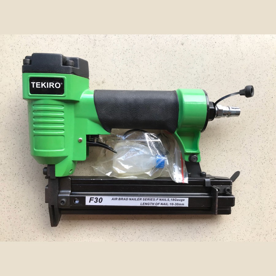 Jual Tekiro F30 Air nailer stapler Gun / Mesin Staples angin paku tembak | Shopee Indonesia