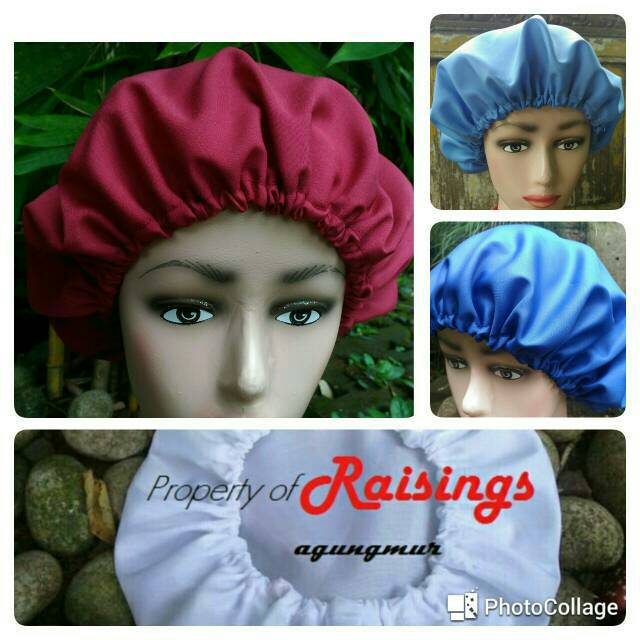 Jual topi head cap hairnet pabrik produksi satin linen | Shopee Indonesia
