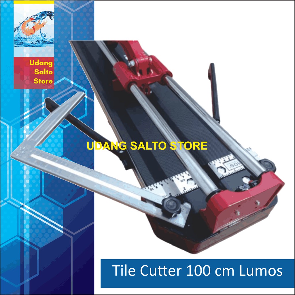 Jual Tile Cutter 100 CM LUMOS With Laser Alat Potong Keramik Granite ...